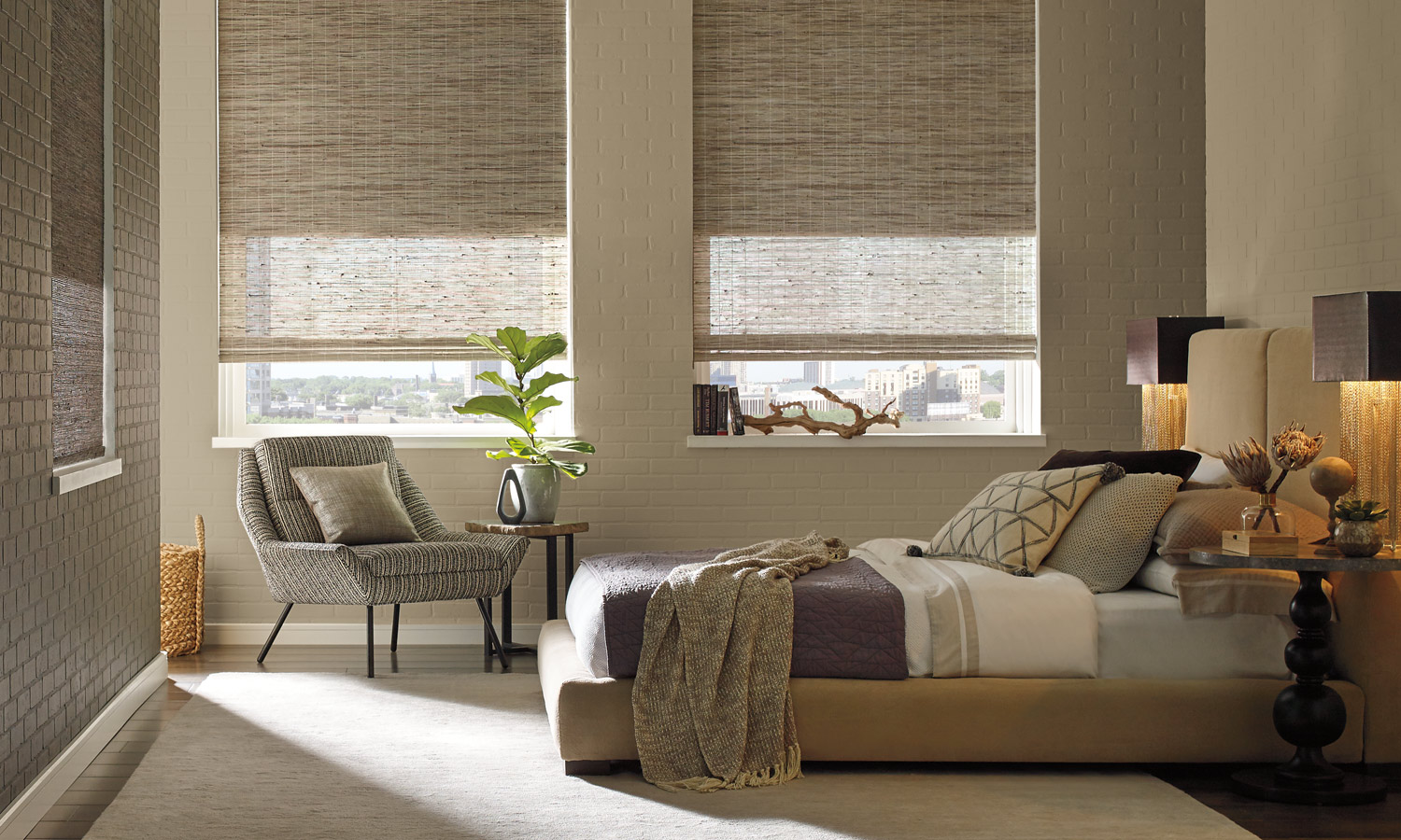 Dual Shades | Timan | Dual Roller Shades with Blackout